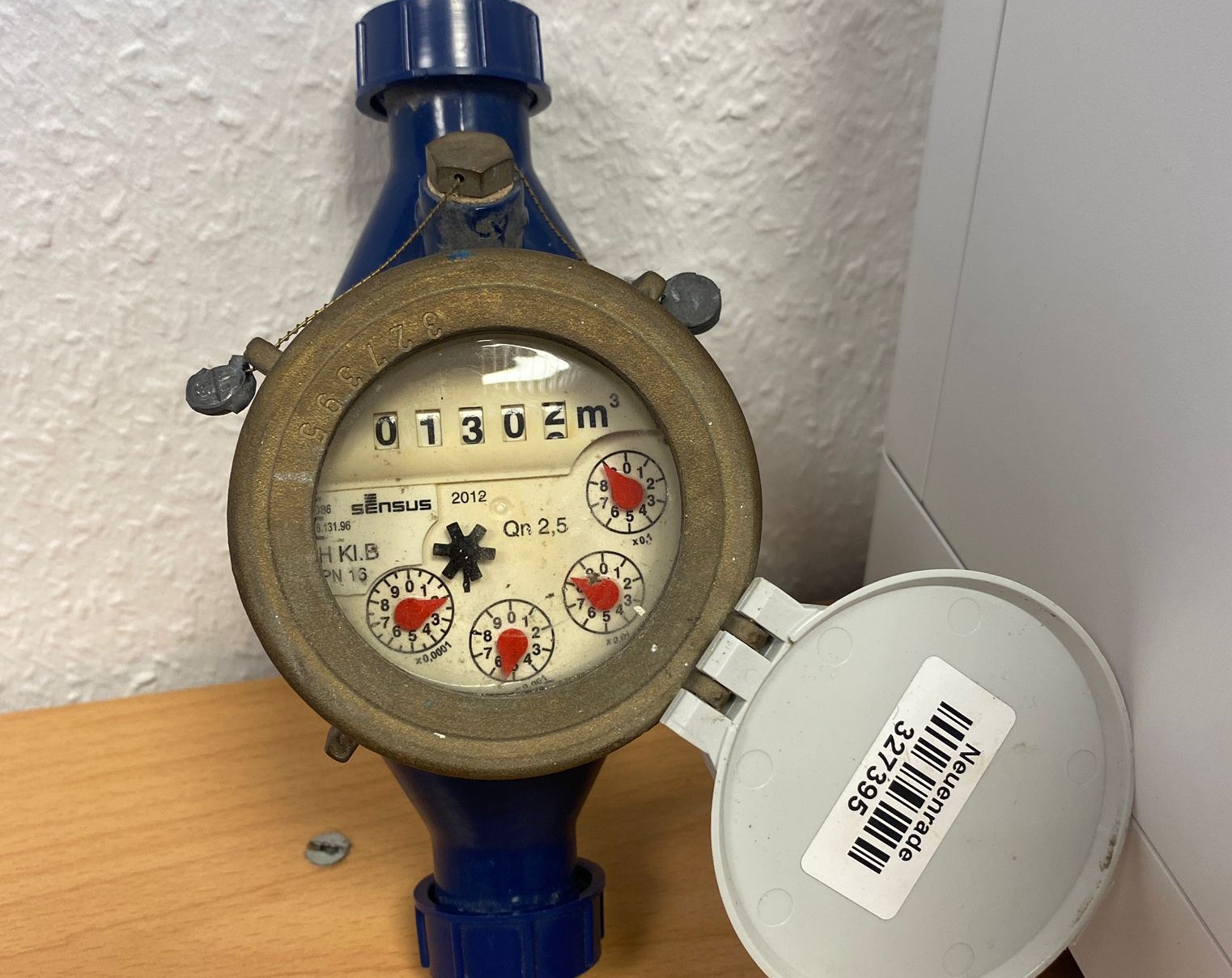 Wasserzähler ablesen